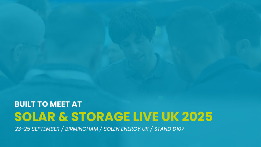 Meet S:FLEX and Solen UK at Solar & Storage Live 2025 in Birmingham - S:FLEX GmbH