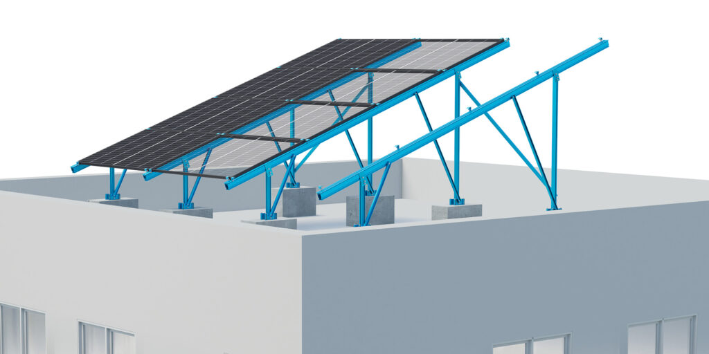 S:FLEX Delta Concrete: Flat roofs with concrete foundations