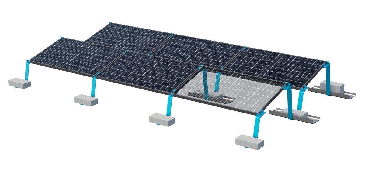 S:FLEX trapezoidal sheet metal rail for efficient roof solutions