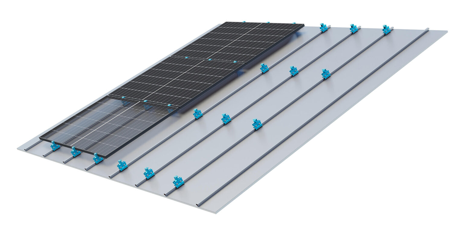 Effective use of S:FLEX standing seam clamps for pitched roofs