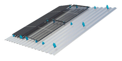 S:FLEX trapezoidal sheet metal rail for efficient roof solutions