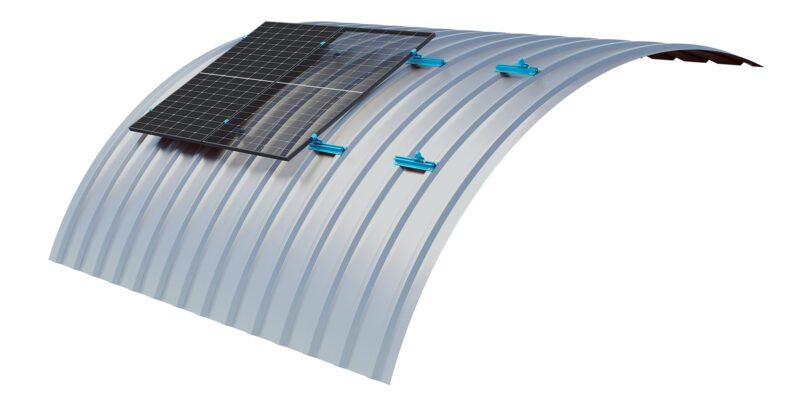 S:FLEX HK 125/172 high bead rail for trapezoidal sheet metal roofs