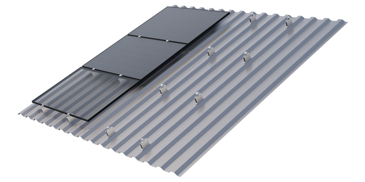 sflex high-bead rail hk 125 xl 50 / 100 for trapezoidal sheet metal roofs